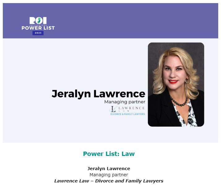 Jeralyn Lawrence Selected to ROI Influencers: Women in Business ...
